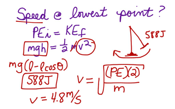 Conservation Of Energy Swing | Educreations