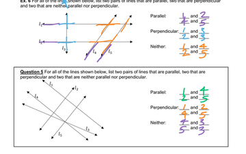 M10-3: Lesson 2 Measuring Angles & Parallel Lines | Educreations