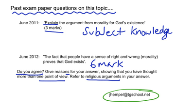 The Moral Argument | Educreations