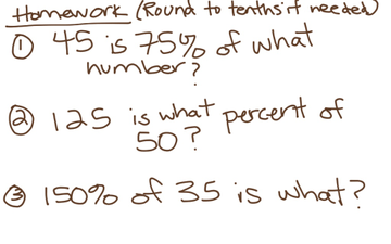 percent of a number using proportion (butterfly method) | Educreations
