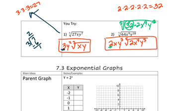 A1T Unit 7 Simplifying Radicals | Educreations