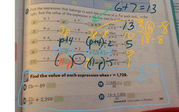 5th Grade Math Lesson 5.2 Using Letters As Numbers | Educreations