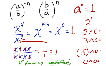 Integer Exponents (The Quotient Rule) | Educreations