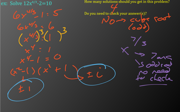 Algebra 2 - Extra Practice For Rational Equations | Educreations