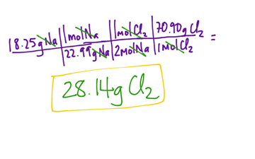 Calculating Amounts Of Reactants And Products | Educreations