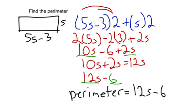 Perimeter Of A Rectangle With Expressions By Fiona | Educreations