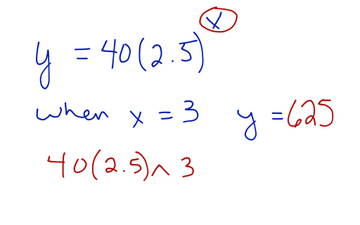 Writing An Exponential Equation From Table | Educreations