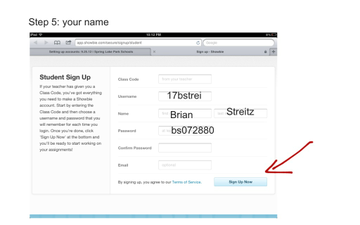 Showbie Sign up | Educreations