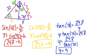 Multi-Step Trig Problems | Educreations
