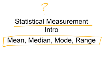 Statistical Measurement Intro | Educreations