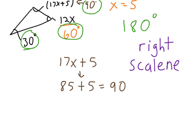 Classifying Triangles And Finding X By Sophia | Educreations