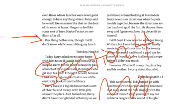 Dear Mr. Henshaw - Section 3 | Educreations