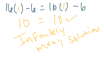Infinitely Many Solution Video 2 | Educreations