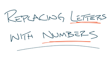 G6M4L7/8 Replacing Letters With Numbers | Educreations