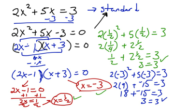 Page 468 Solving Quadratics | Educreations