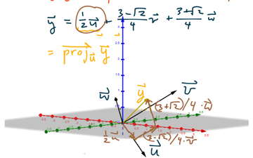 How To Draw And Calculate An Orthogonal Projection | Educreations