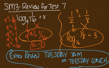 SM3-Review For Test 7 | Educreations