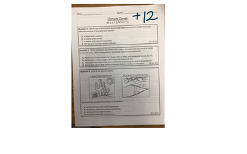 Climate Zone Assessment - Answers | Educreations