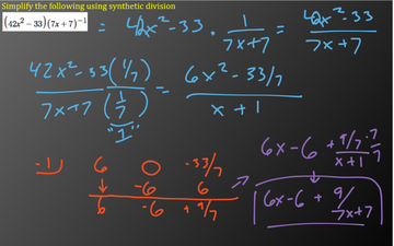 Synthetic Division | Educreations