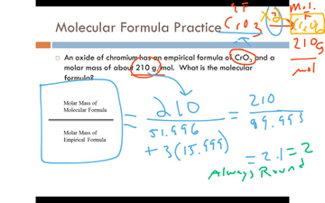 Calculating Molecular Formulas | Educreations