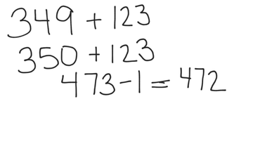 Adding By Changing The Numbers | Educreations