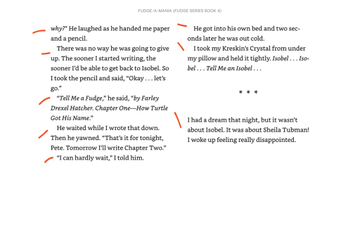 Fudge-a-mania Section Two Part Two Read Aloud | Educreations