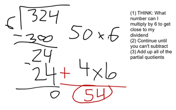 Partial Quotient Math | Educreations