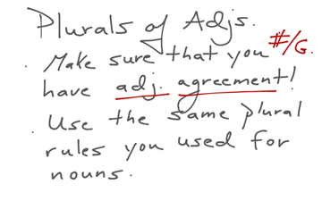 Realidades 3B: Plurals of Adjectives | Educreations