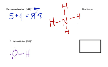 Lewis Structures For Polyatomic Ions | Educreations