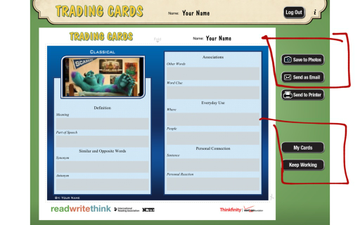 Trading Card App | Educreations
