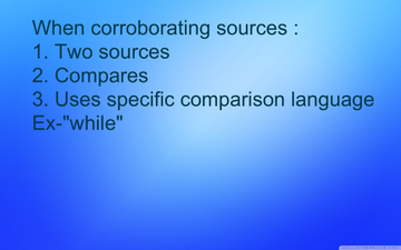 Corroborating Sources | Educreations