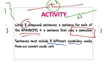 Compound Sentence Lesson | Educreations