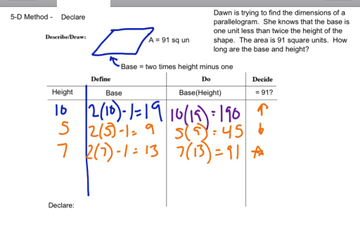 5-D Method - Declare | Educreations