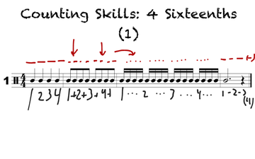 Counting Four Sixteenth Notes (1) | Educreations