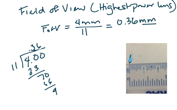 Estimating The Size Of Objects In A Microscope Field Of View | Educreations