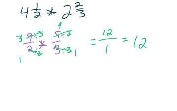 Multiply Mixed Numbers | Educreations