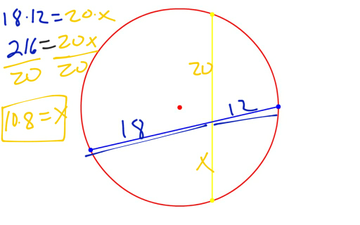 Ex. For Segment Lengths In Circles | Educreations