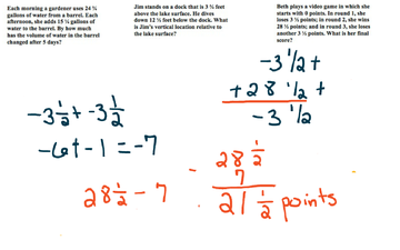 Real-World Fraction Multi-Step Examples | Educreations