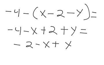 Distributing Minus Signs | Educreations