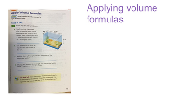 Applying Volume Formulas | Educreations