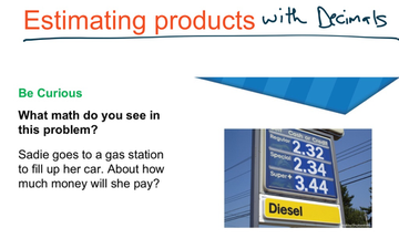 Estimating Products of Decimals | Educreations