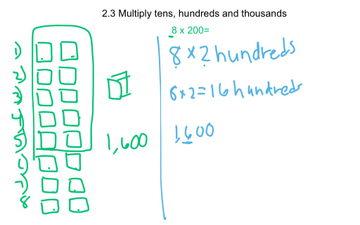 2.3 Multiply Tens, Hundreds, Thousands | Educreations