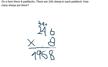 Multiplication algorithm | Educreations