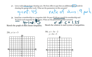 Math 1 Unit 2 Benchmark Review part 1 | Educreations