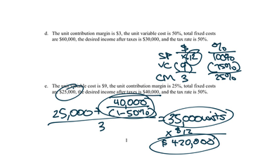 CVP Additional Problem #4 | Educreations