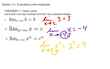 Section 1.3: Evaluating Limits Analytically | Educreations