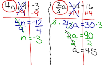 Solving 2-Step Equations | Educreations