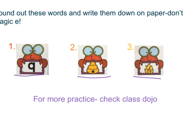 Wonders Unit 9 Week 2 Long I Magic E | Educreations