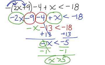 Two-Step and Multi-Step Inequalities | Educreations