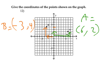 Give Coordinates Of Points | Educreations